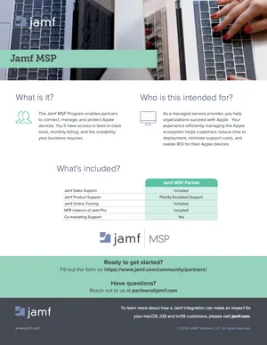Partner with Jamf!
