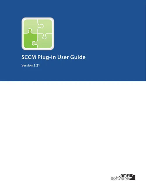 SCCM Plug-In User Guide, Version 2.21 | JAMF Software