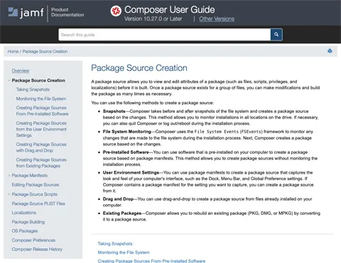 Composer User Guide | Jamf