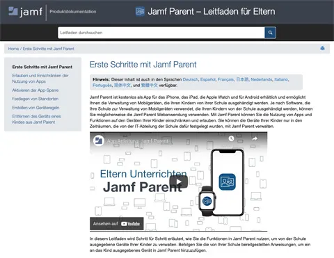 Jamf Parent – Leitfaden für Eltern | Jamf