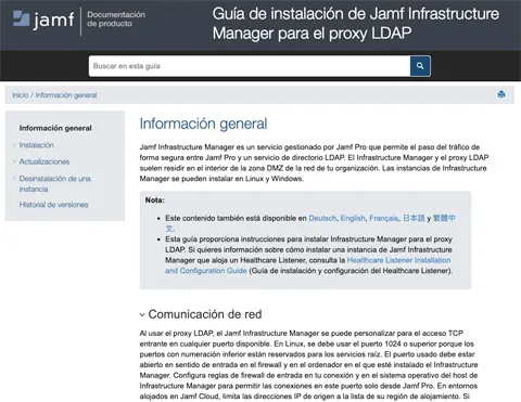 Guía de instalación de Jamf Infrastructure Manager para el proxy LDAP | Jamf