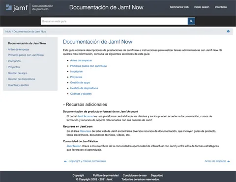 Documentación de Jamf Now | Jamf