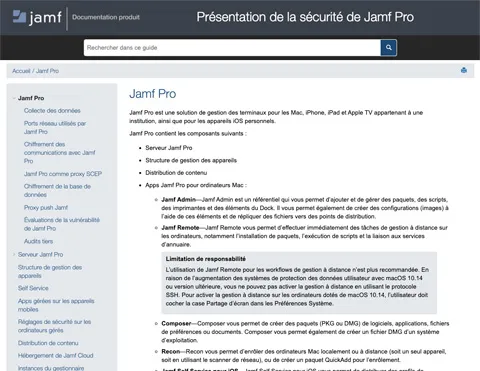 Présentation de la sécurité de Jamf Pro | Jamf