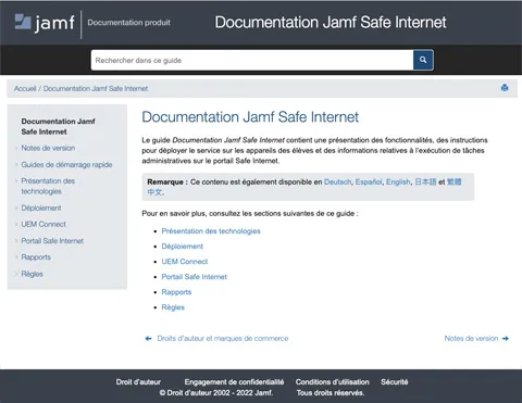 Documentation Jamf Safe Internet | Jamf