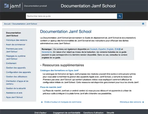 Documentation Jamf School | Jamf