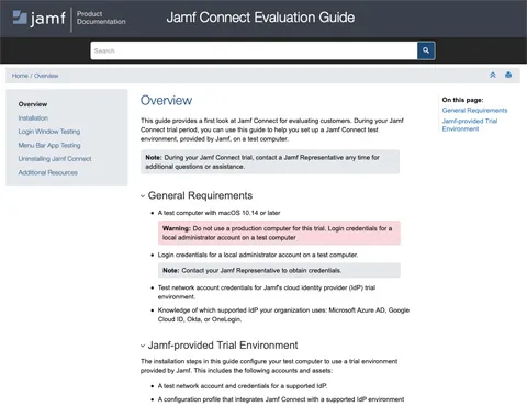 Jamf Connect Evaluation Guide | Jamf