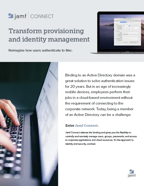Jamf Connect integrates with Microsoft Entra ID