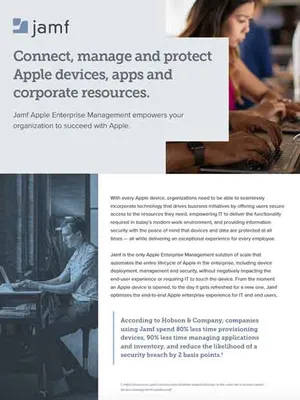 Apple Enterprise Management Brochure: Connect, Manage, Protect | Apple ...
