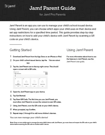Jamf Parent Guide for Jamf Pro Parents | Jamf