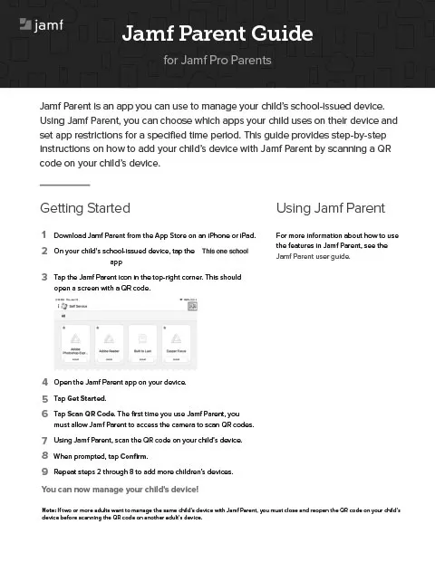 Jamf Parent Guide for Jamf Pro Parents | Jamf