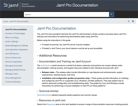 Jamf Pro Documentation | Jamf
