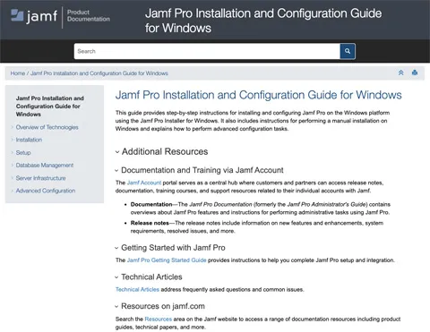 Jamf Pro Installation Guide for Windows | Jamf