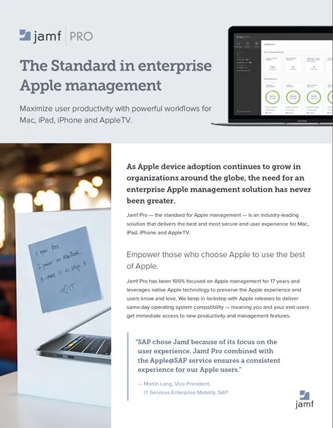 Jamf Pro Overview | Jamf