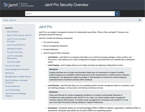 Jamf Pro Security Overview | Jamf