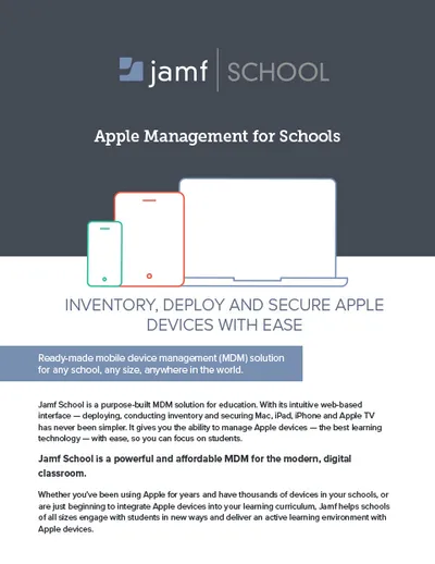 Jamf School | Education Technology | Jamf