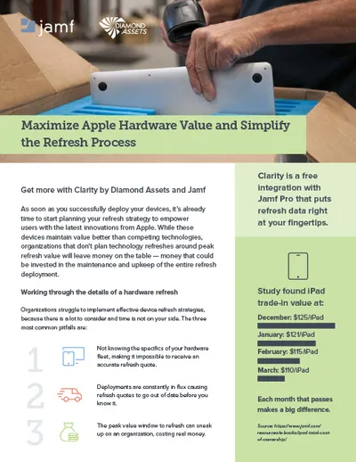 Maximize Apple Hardware Value and Simplify the Refresh Process | Jamf