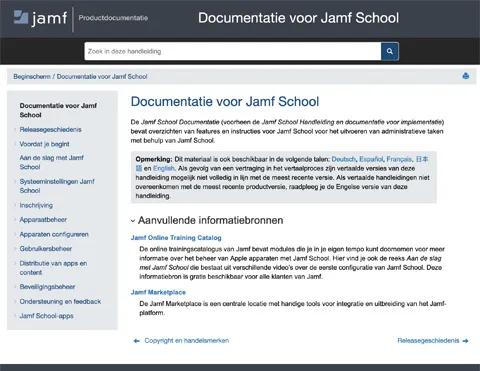 Documentatie voor Jamf School | Jamf