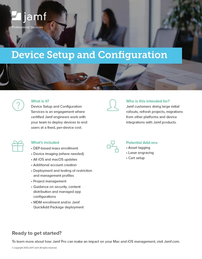Device Setup and Configuration | Jamf