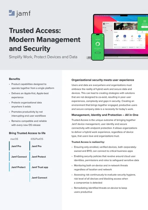Trusted Access: Modern Management and Security