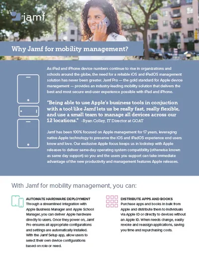 Why Jamf for iOS Device Management | Jamf