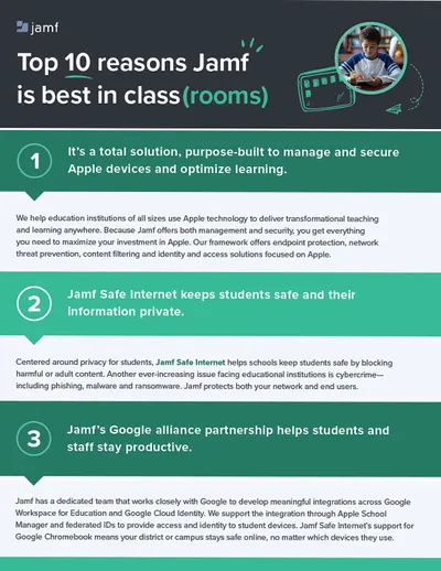 Jamf's education differentiators | Jamf