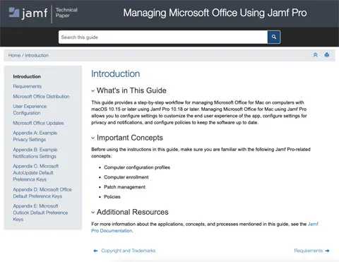 Managing Microsoft Office Using Jamf Pro
