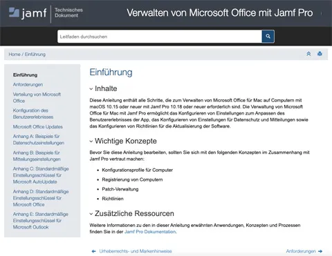 Verwalten von Microsoft Office mit Jamf Pro | Jamf