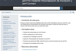 Gestión de Jamf Connect y personalización de inscripción con Jamf Pro, Versión 10.18.0 o ...