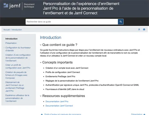 Personnalisation de l’expérience d’enrôlement Jamf Pro à l’aide de la personnalisation de l ...