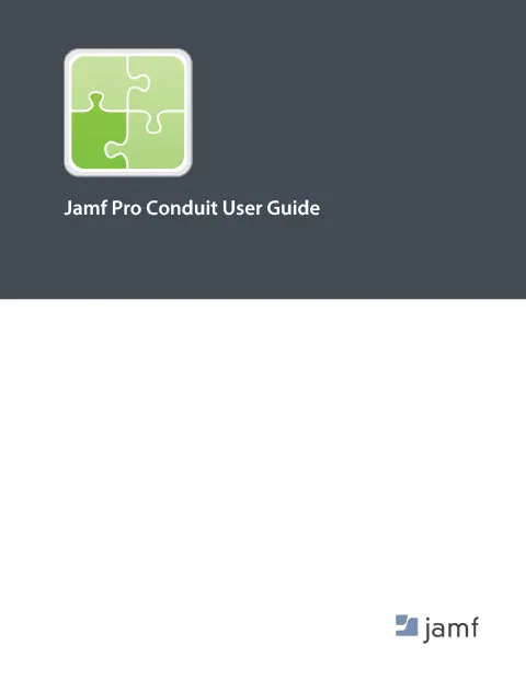 Jamf Pro Conduit User Guide | Jamf