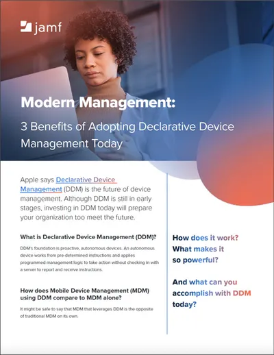 Boost Apple IT Efficiency with Declarative Device Management