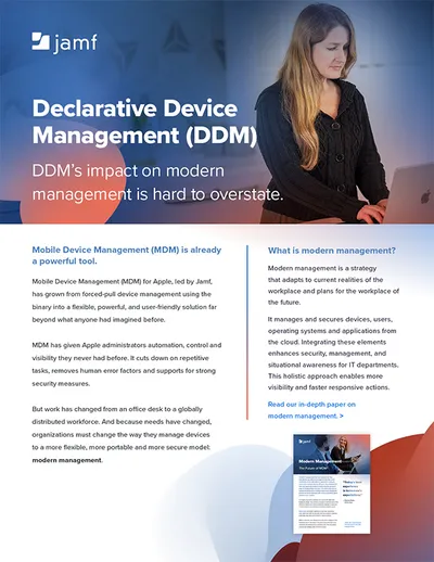 Explore the Future of MDM with Declarative Device Management