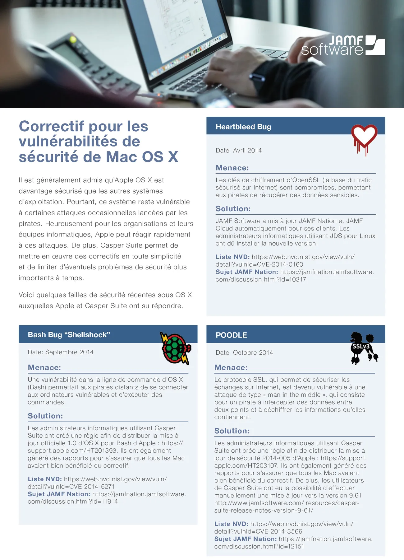 Correctif pour les vulnérabilités de sécurité de Mac OS X | Jamf