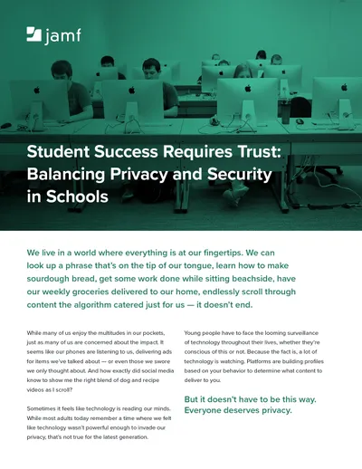 Enhancing Student Privacy & Security in Education - White paper