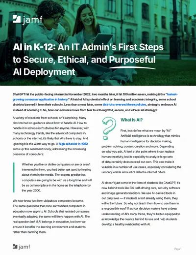 AI in K-12 Guide: Policy, Challenges & Secure Implementation