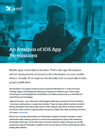 An Analysis of iOS App Permissions | Jamf