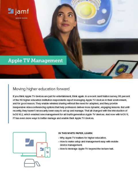 Apple TV Management: Moving Higher Education Forward