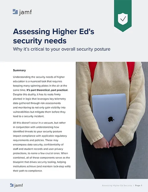 Cybersecurity in Higher Education: Technical White Paper