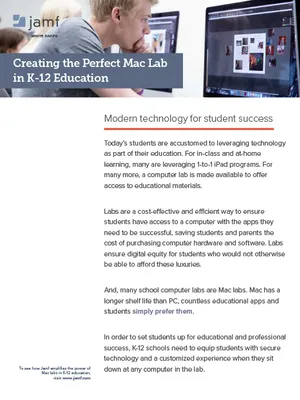Creating the Perfect Mac Lab in K-12 Education | Jamf