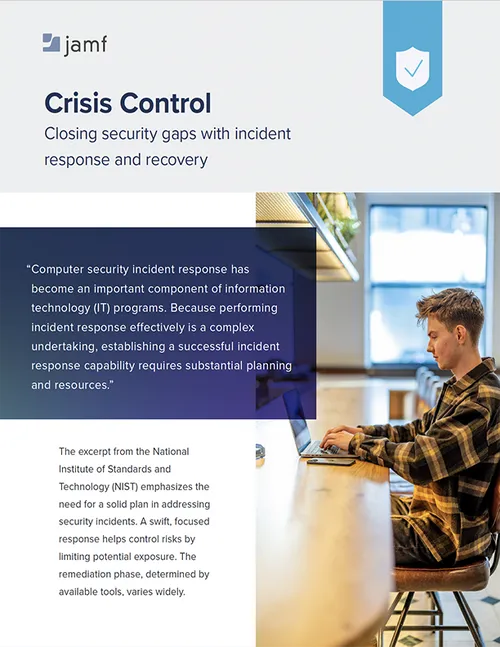 Close security gaps with Jamf.