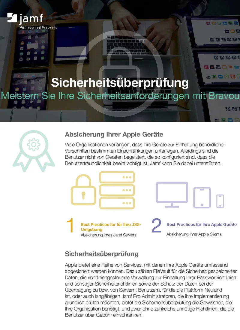 Sicherheitsüberprüfung | Jamf