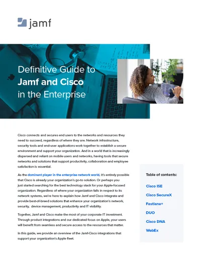 Definitive Guide to Jamf and Cisco in the Enterprise | Jamf