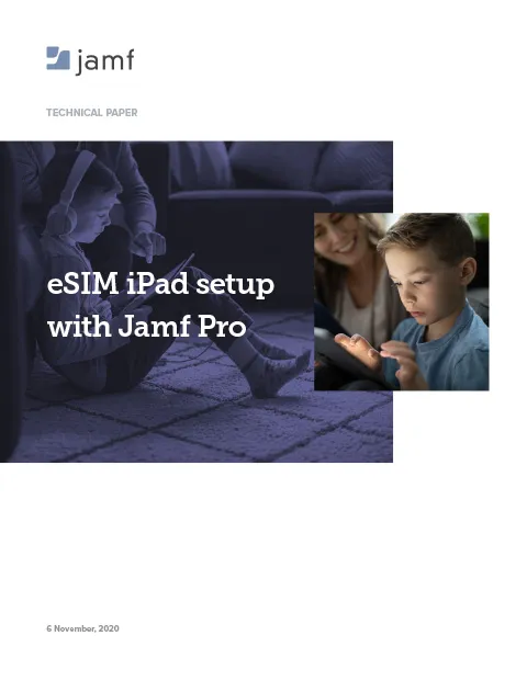 eSIM iPad setup with Jamf Pro | Jamf