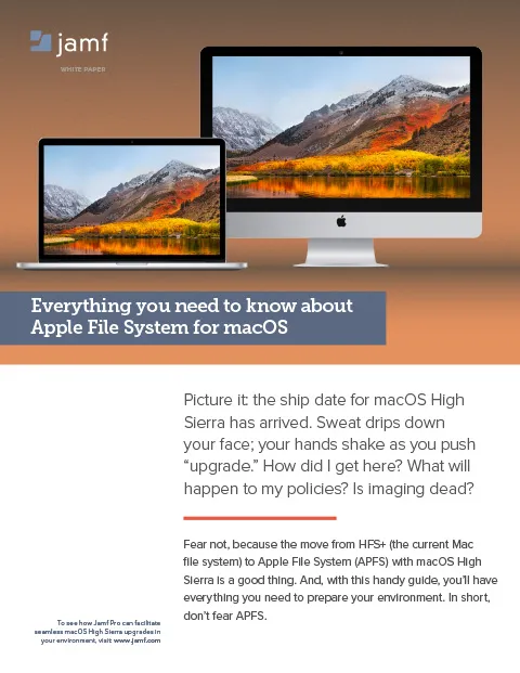 All About Apple File System | APFS white paper | Jamf