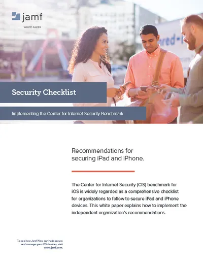iPad and iPhone Security Checklist with Jamf Now | Jamf