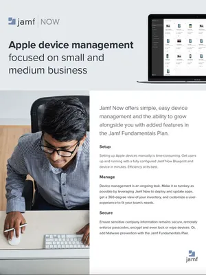 Jamf Now: Easily Manage Your Apple Devices | Jamf