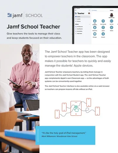 Jamf Teacher makes Jamf School smooth sailing