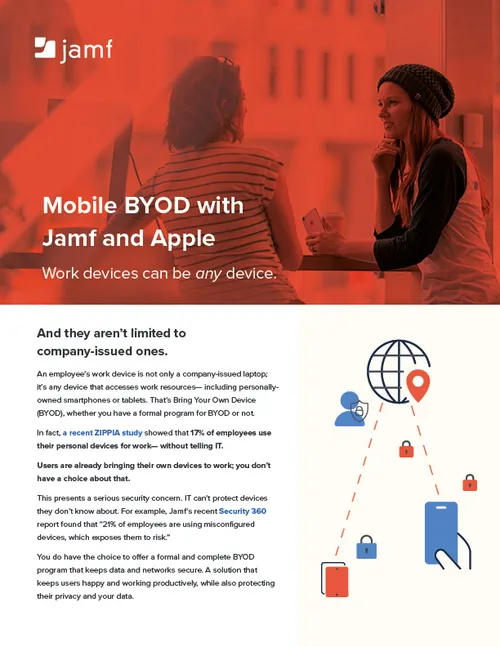 Mobile BYOD with Jamf and Apple