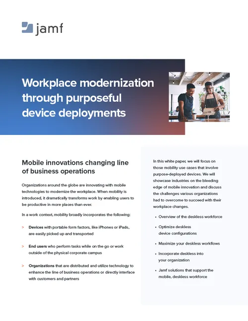 Empower your deskless workforce with mobile technology and innovative ...