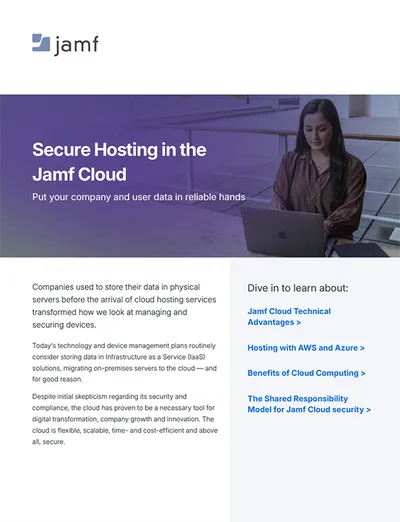 Secure Hosting in the Jamf Cloud